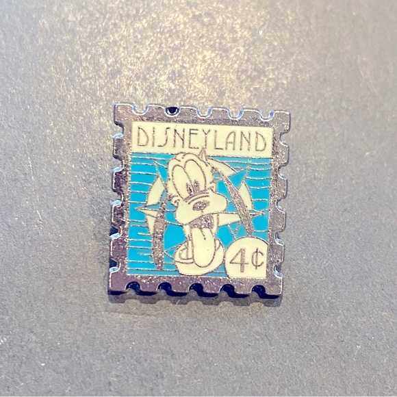 Disney | Other | Disneyland Pluto Stamp Pin | Poshmark